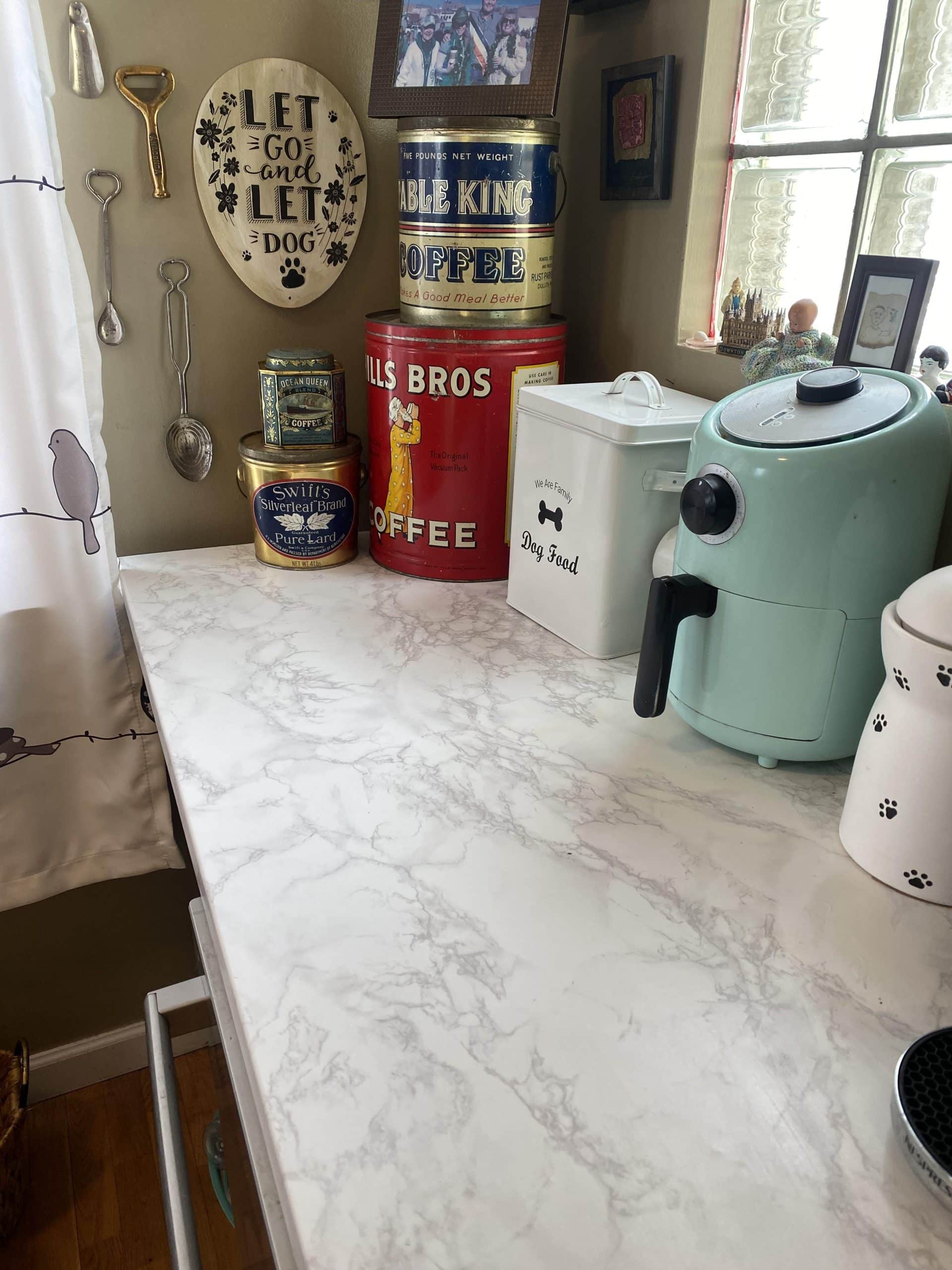 How to Cover Old Kitchen Countertops: Easy & Budget-Friendly Ideas ...