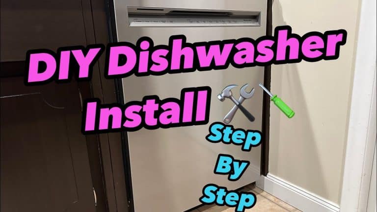 How to Install a Kitchen Aid Dish Washer U Tube: Easy Step-by-Step ...