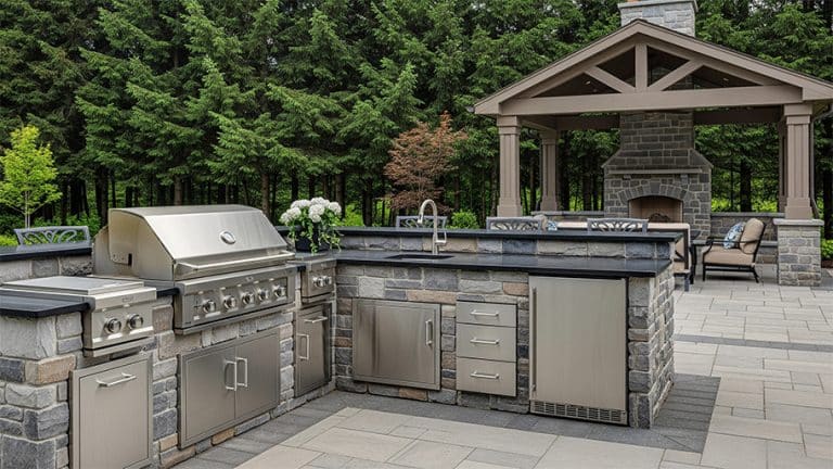 Outdoor Kitchen With Grill And Smoker: Ultimate Backyard BBQ Setup ...