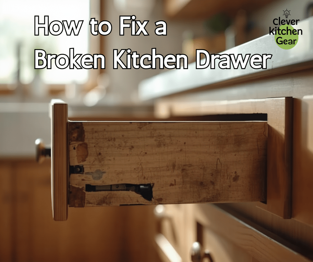 How to Fix a Broken Kitchen Drawer: Quick & Easy DIY Repair Tips - Kitchen