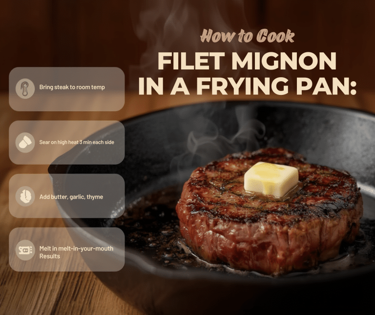 How to Cook Filet Mignon in a Frying Pan Easily