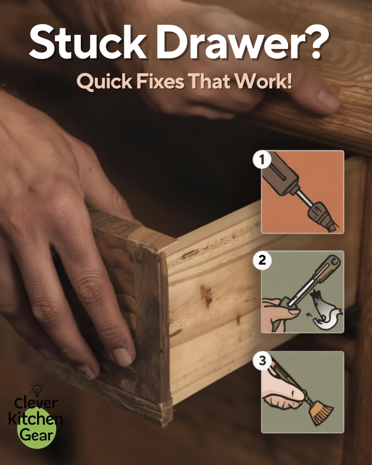 How to Open a Jammed Kitchen Drawer: Quick and Easy Fixes That Actually ...