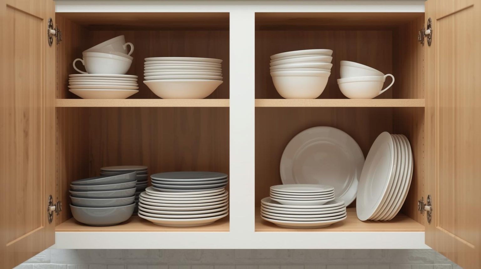 How to Set Up Dishes in Kitchen Cabinets: Expert Organization Tips ...