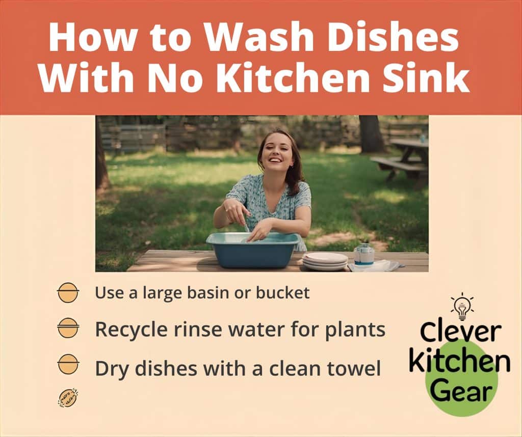 How to Wash Dishes With No Kitchen Sink: Easy & Effective Tips - Kitchen