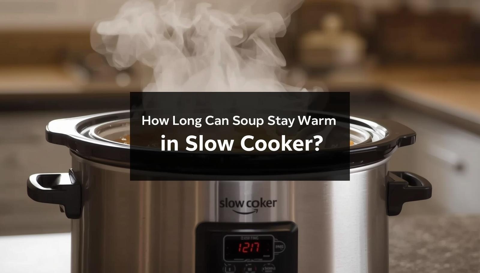 How Long Can Soup Stay Warm in Slow Cooker - Kitchen